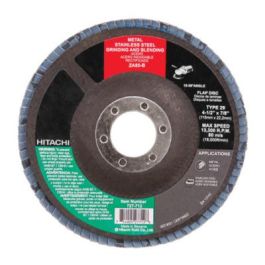 80-Grit 4.5-Inch Flap Disc and 7/8-Inch Arbor Finishing/Blending, 10 ...