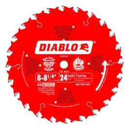 8 to 8-1/4 in. x 24 Tooth Framing Saw Blade NewYorkPowerTools.com