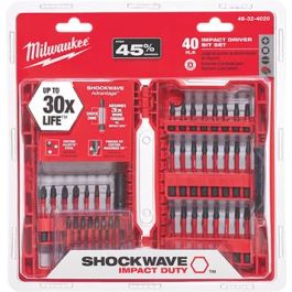 40 PC Shockwave Driver Bit Set NewYorkPowerTools.com
