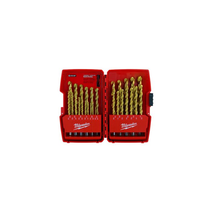 29 PC Milwaukee Thunderbolt Titanium Coated Drill Bits ...